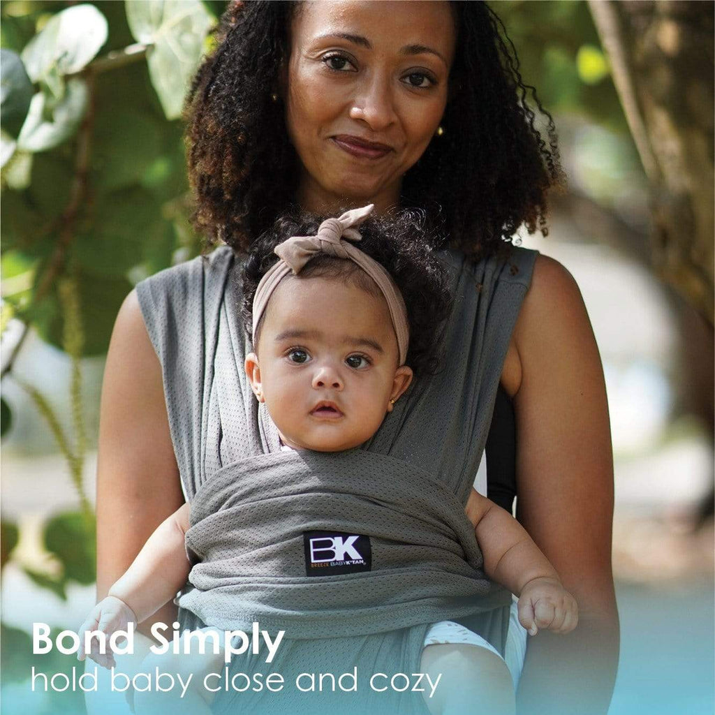 Baby K’tan Pre-Wrapped Ready To Wear- Baby Carrier Breeze - Charcoal ...