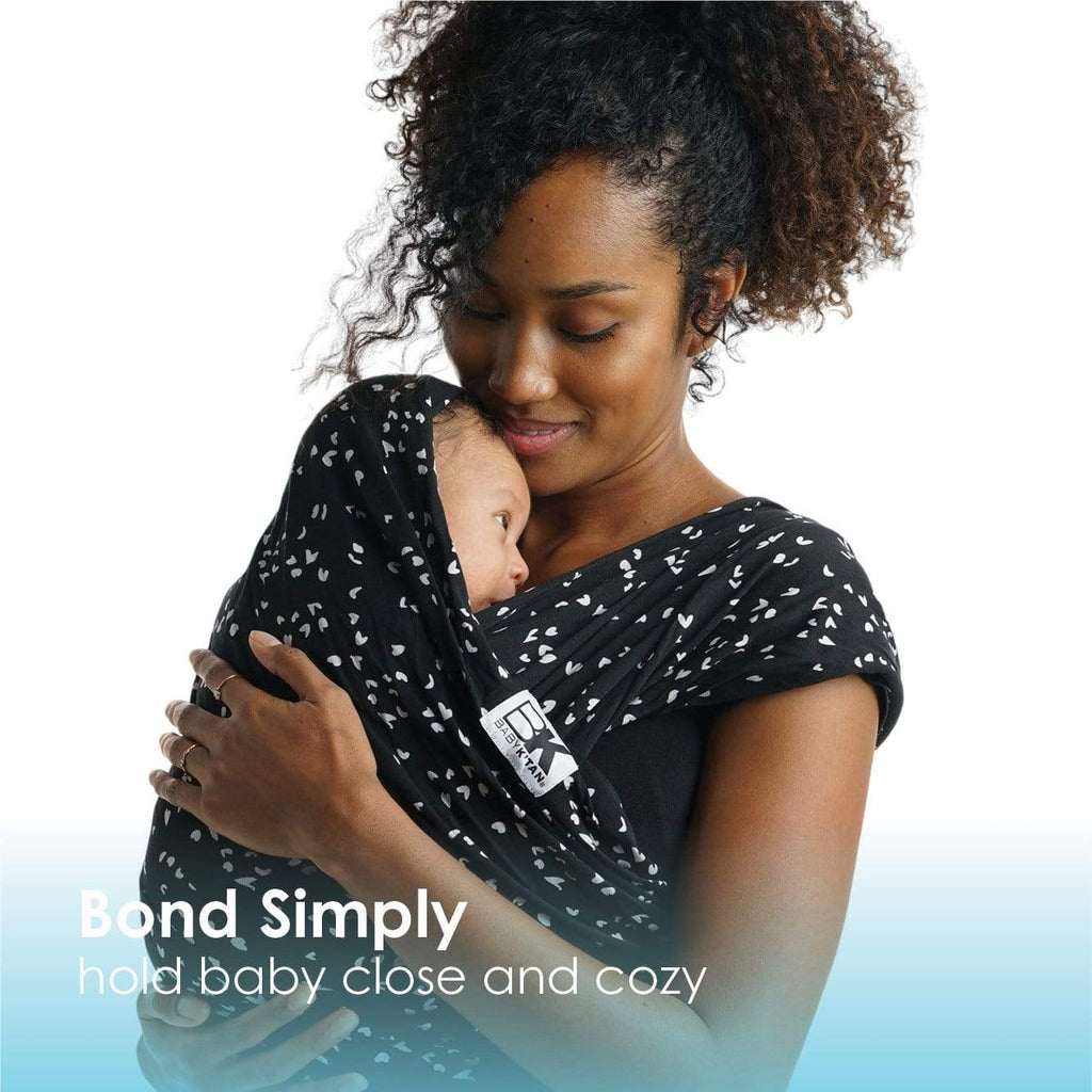 Baby K’tan Print Baby Carrier - Sweetheart Black | Baby K'tan